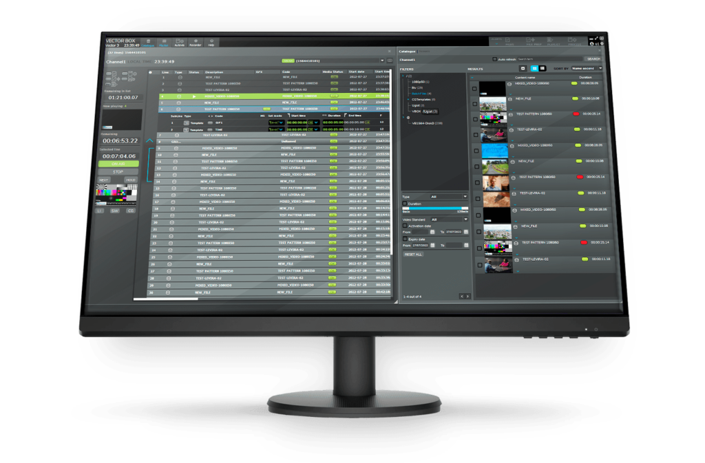 VBox Channel | Playout - Live Studio - Channel-in-a-Box